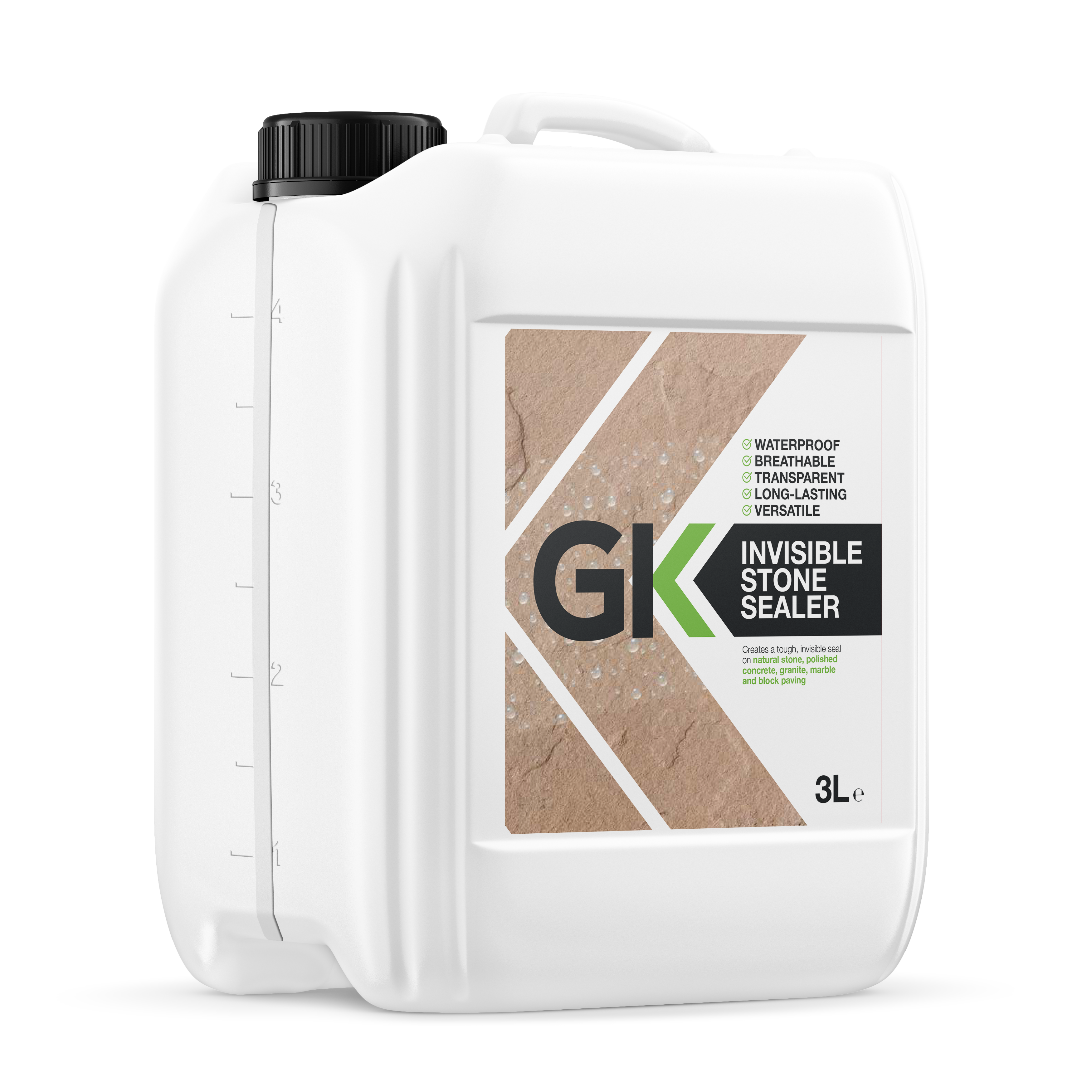 GK Invisible Stone Sealer 3Ltr | Stone Floor Sealer – GK Products UK