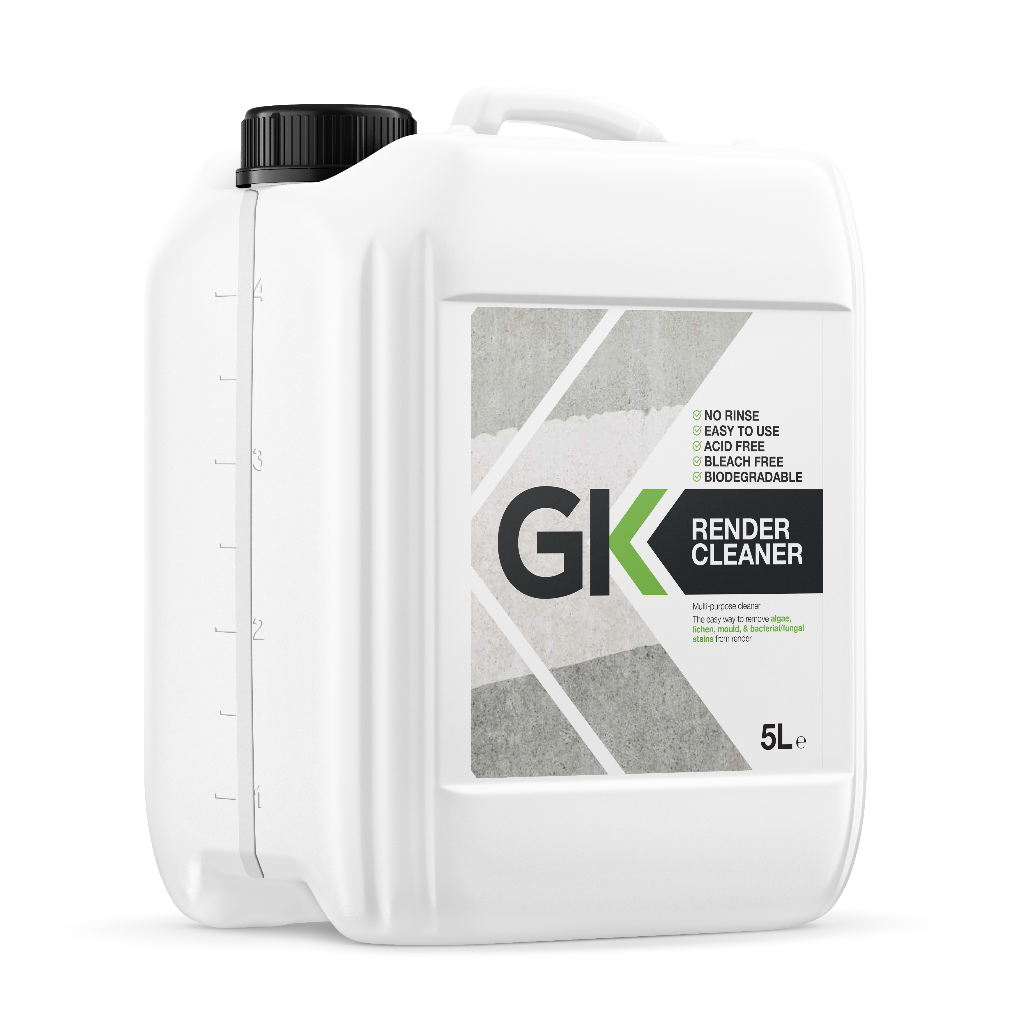 GK Render Cleaner 5LTR | Algae Remover for Render – GK Products UK